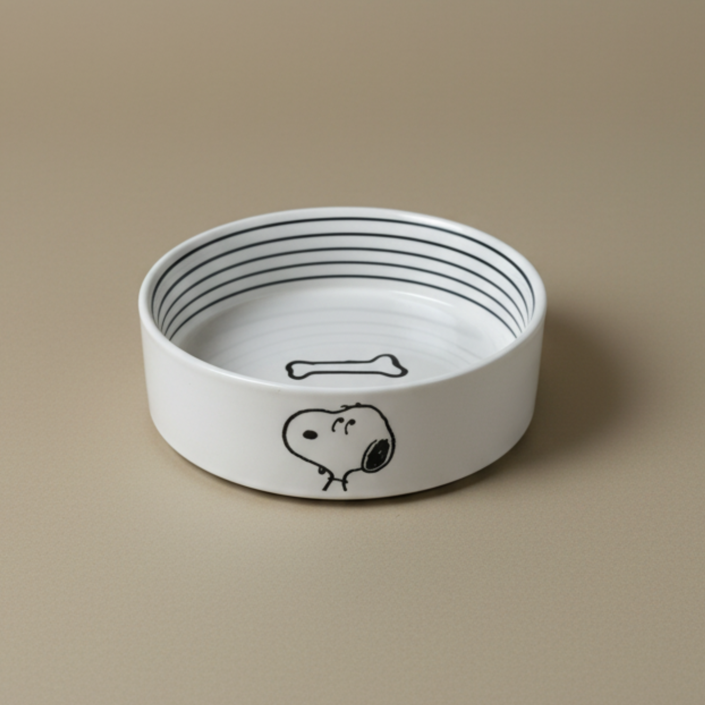 Peanuts Suppertime Favorites 6.5" Pet Bowl - Decorated - Stoneware - O ...